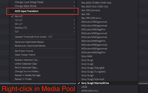 Color Managed Workflow for NETFLIX in Resolve: ACES — Sudip Shrestha ...