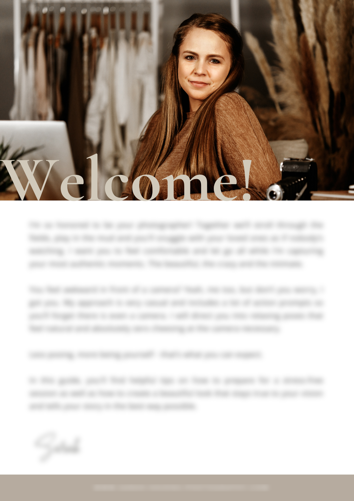 Client Welcome Guide Template — Emotive Storytelling Photographer for ...