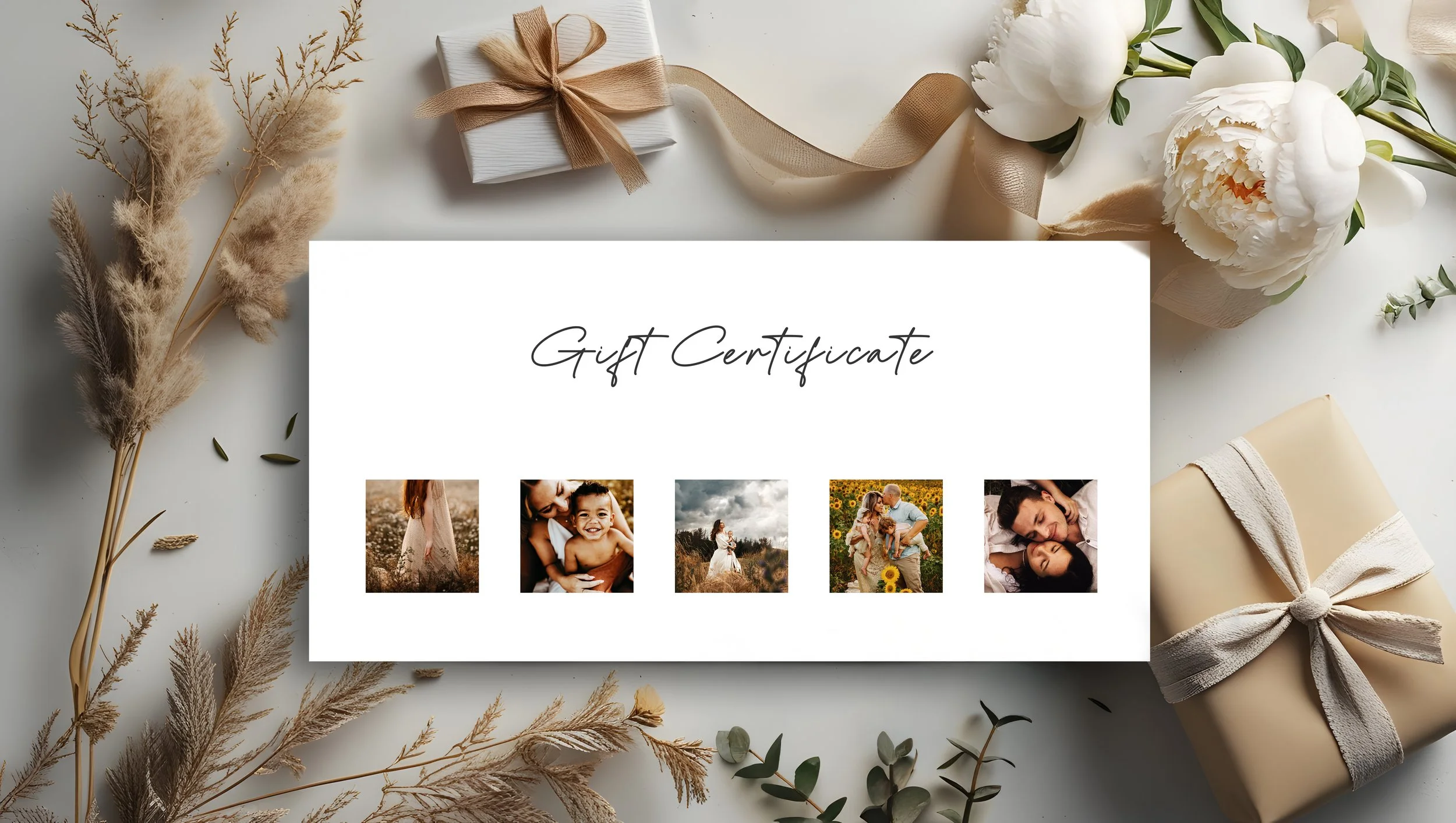 Gift Memories That Last a Lifetime with Photography Certificates ...