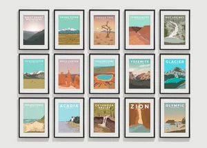 U.S. National Parks Travel Poster Collection — Lyman Creative Co.