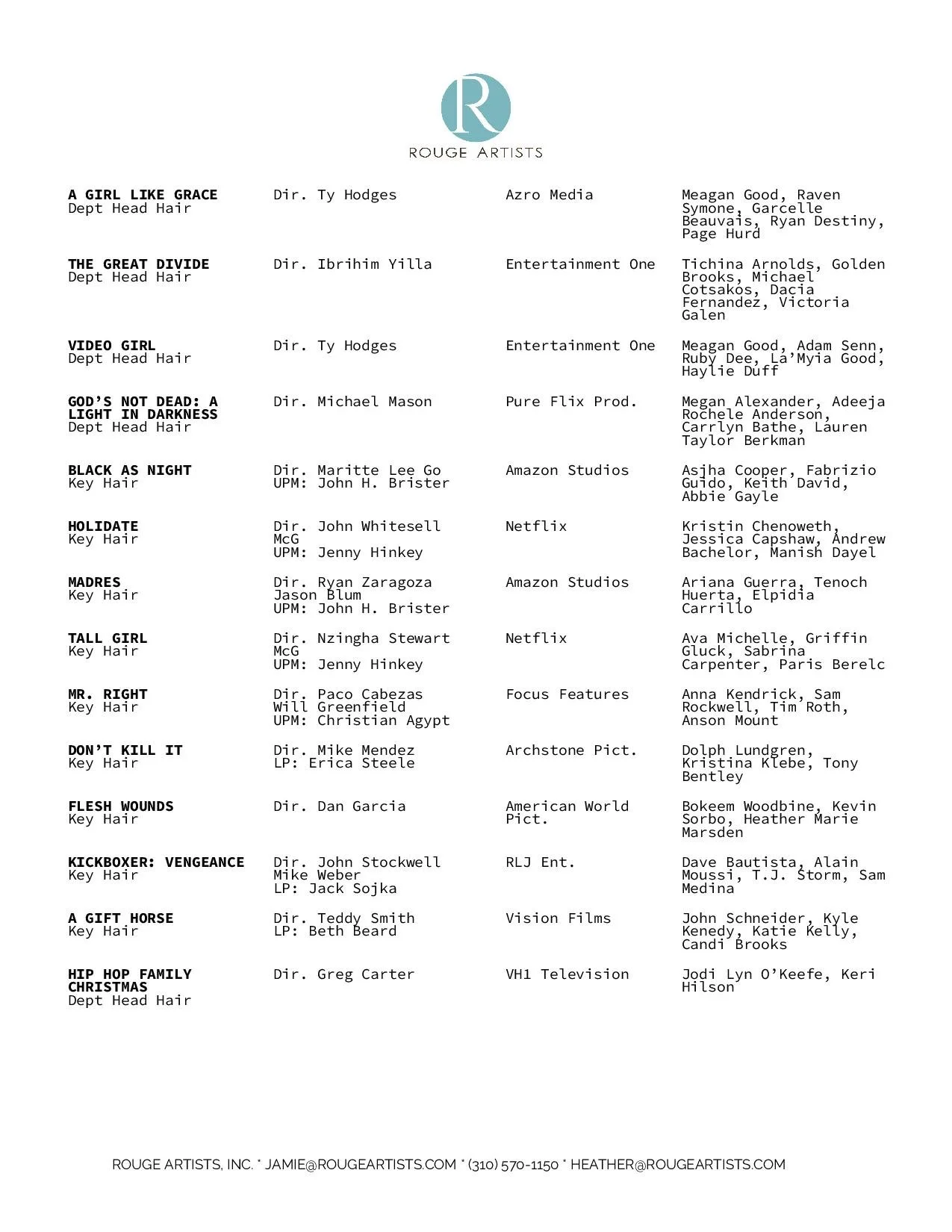 Shandrea Williams — Rouge Artists