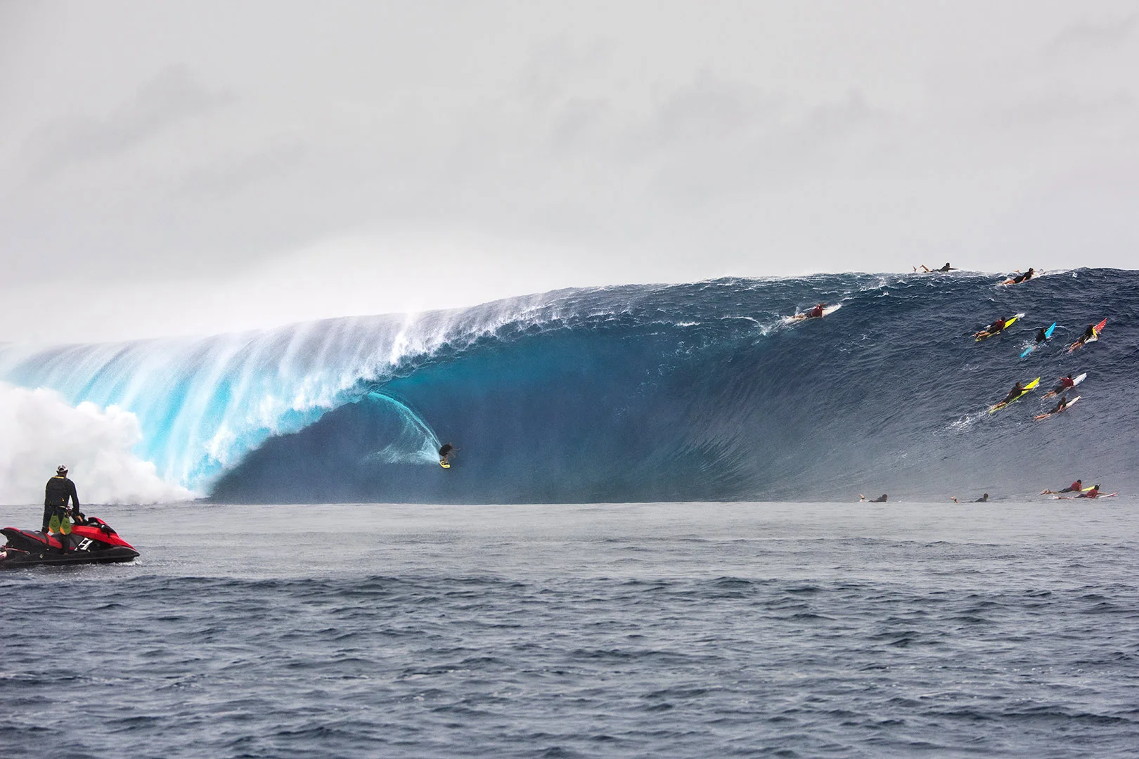 BIG WAVE SURFERS — Ted Grambeau