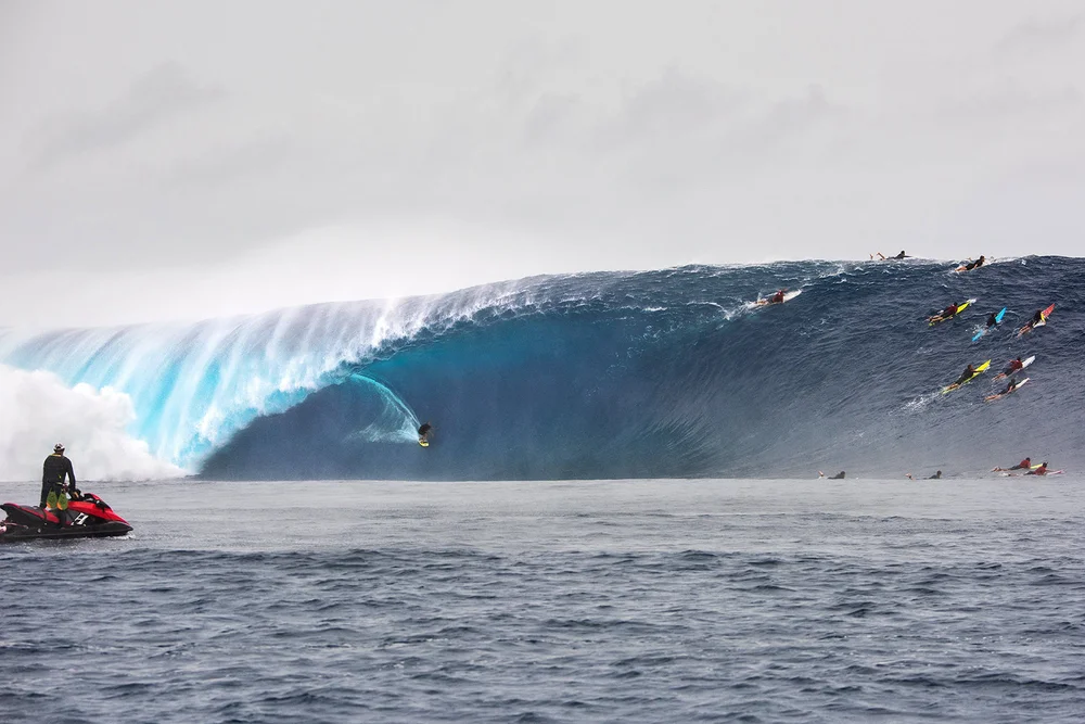 BIG WAVE SURFERS — Ted Grambeau