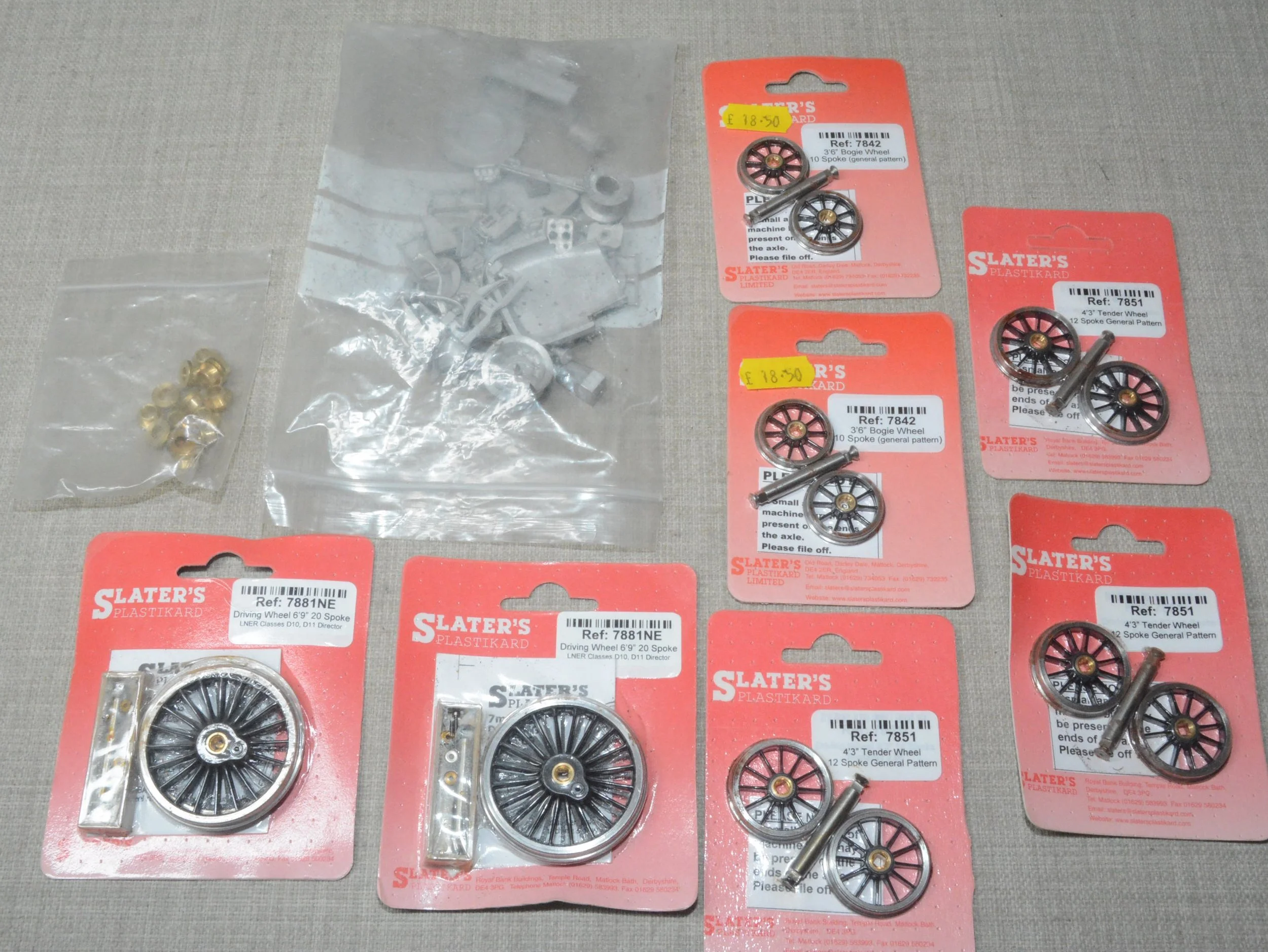 Gladiator Kit for a GCR/LNER/BR Class D9 (GCR Class 11D) 4-4-0 and ...