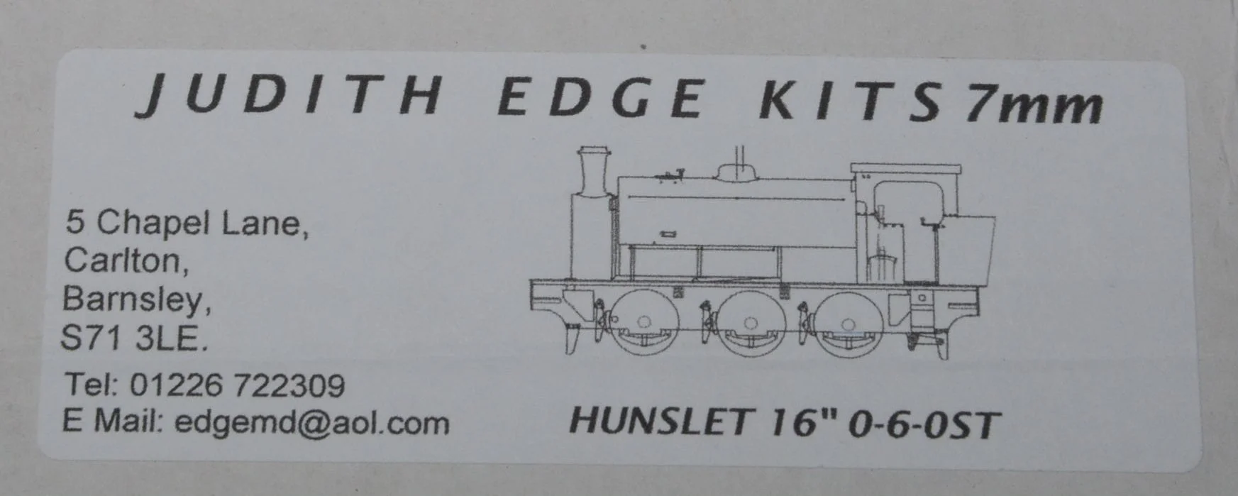 'O' GAUGE KITS — Steamline Ltd.