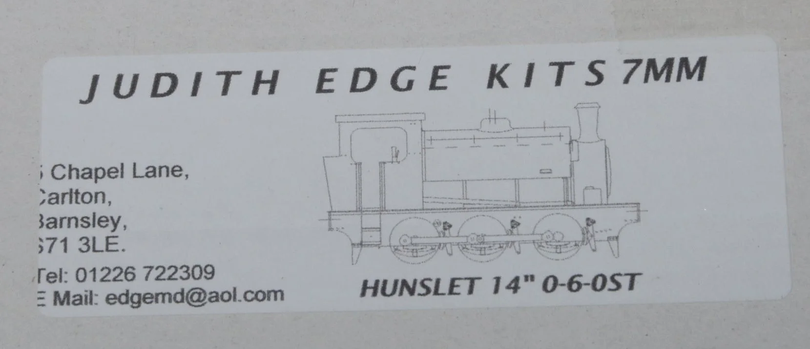 'O' GAUGE KITS — Steamline Ltd.