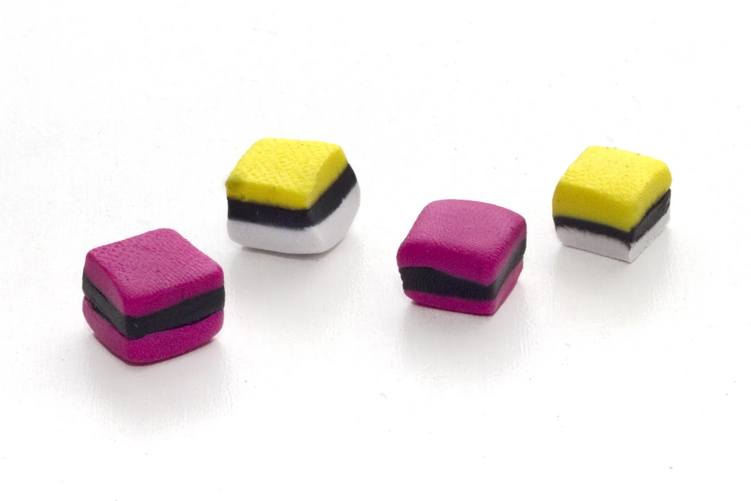 Liquorice Allsorts DIY Fimo Beads — Doodle and Stitch