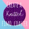 Fimo Knitted Effect Coaster — Doodle and Stitch