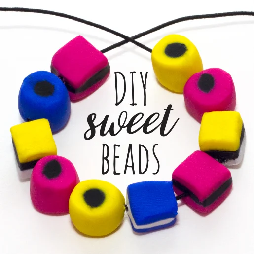 Liquorice Allsorts DIY Fimo Beads — Doodle and Stitch