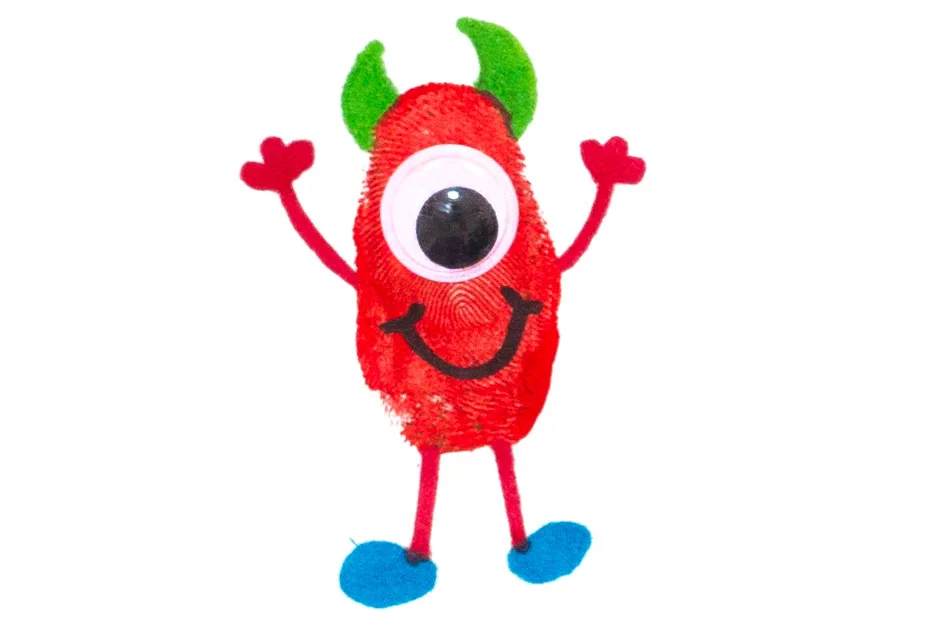 Thumb Print Monsters — Doodle and Stitch