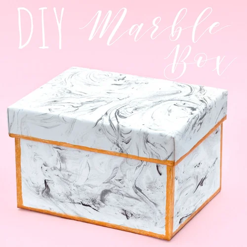 Marble Gift Box Craft — Doodle and Stitch