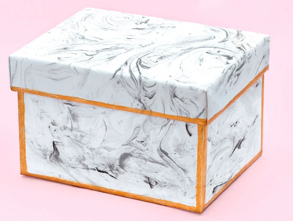 Marble Gift Box Craft — Doodle and Stitch
