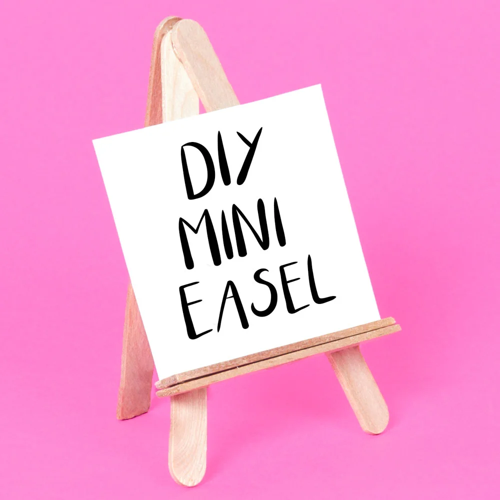 DIY Mini Wooden Easel — Doodle and Stitch