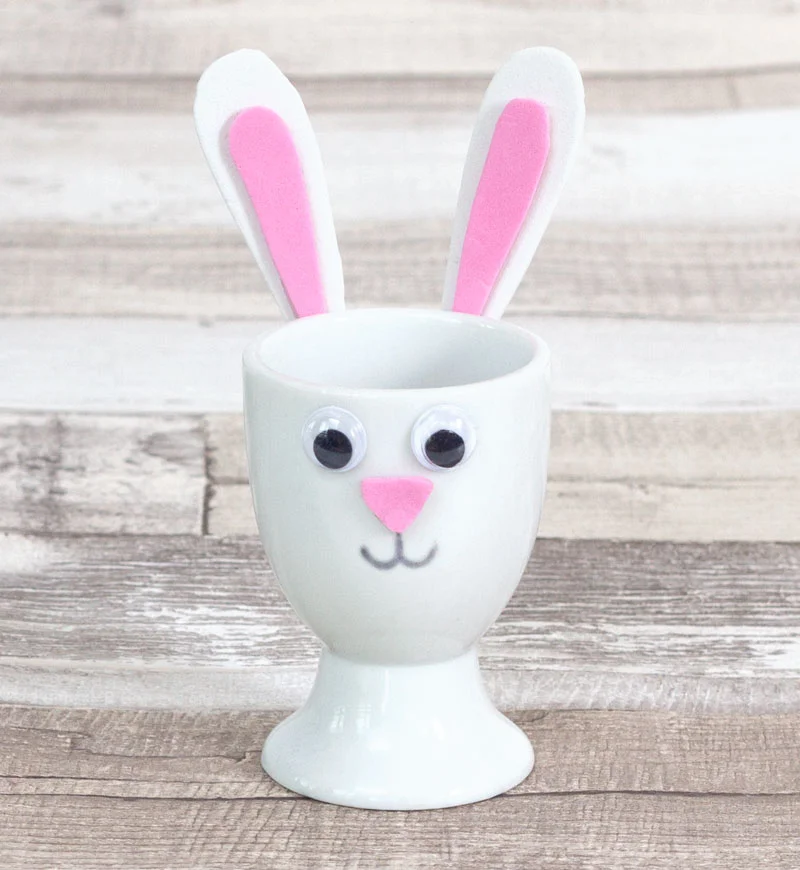 Easter Bunny Egg Cup Craft — Doodle and Stitch