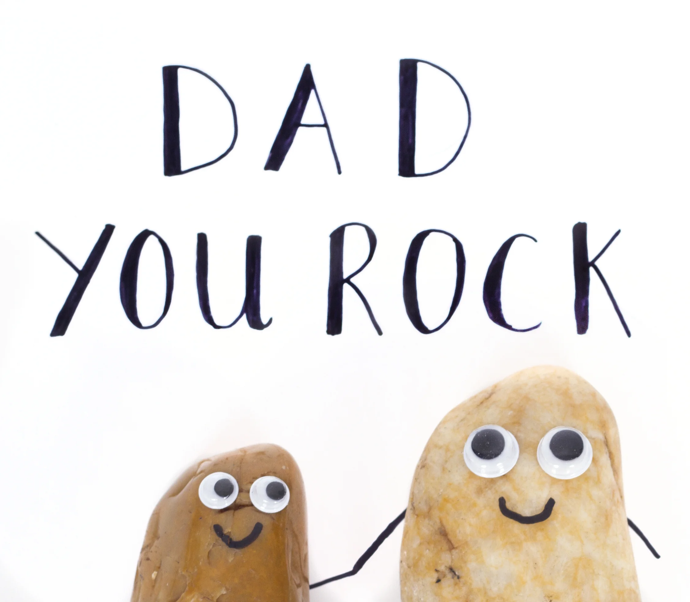 Dad You Rock! DIY Father's Day Gift — Doodle and Stitch