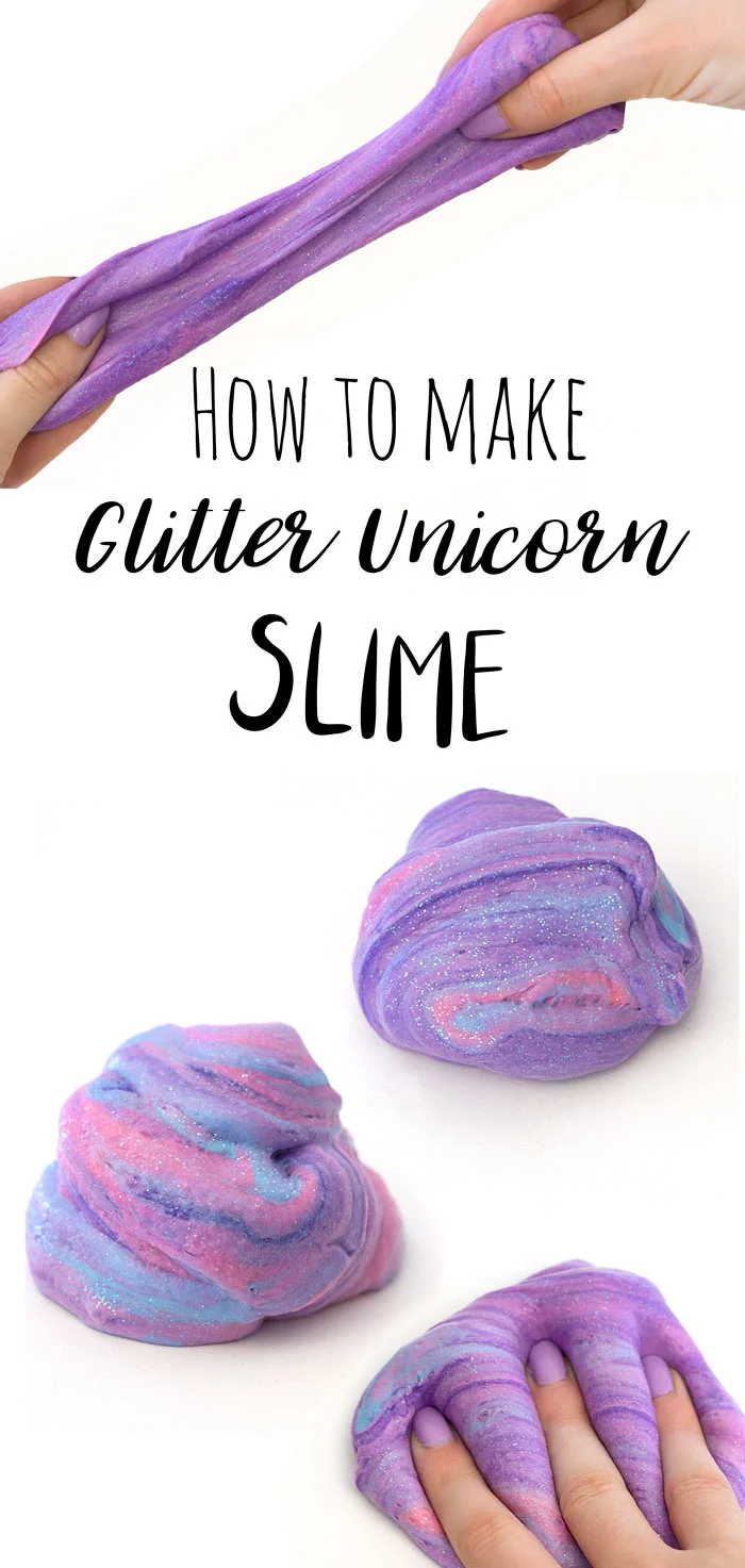 DIY Glitter Unicorn Slime — Doodle and Stitch