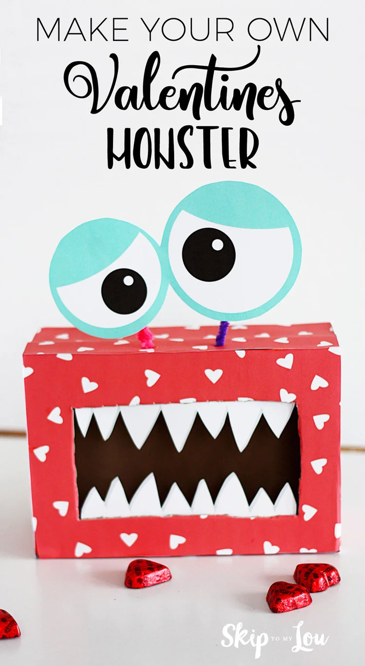 Valentines Monster Craft — Doodle and Stitch