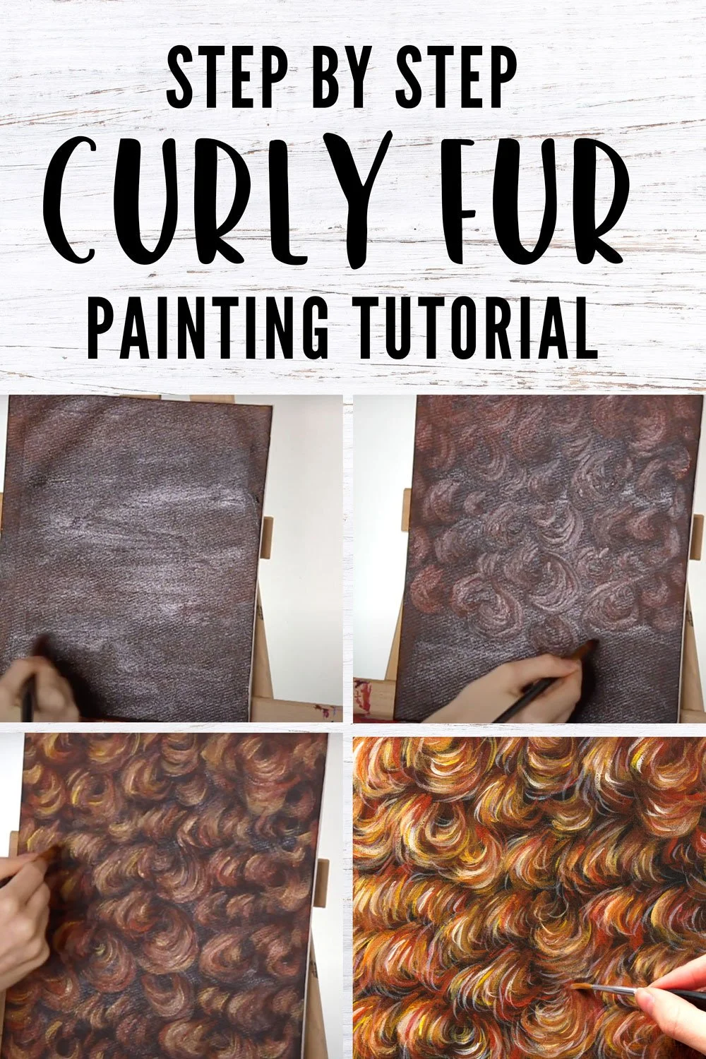 How to Paint Curly Fur — Doodle and Stitch