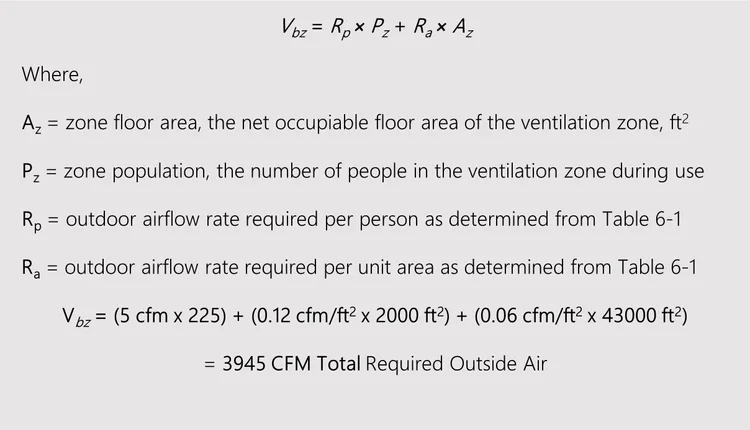 WSHP System Design Part 1 - How to Calculate Outside Air