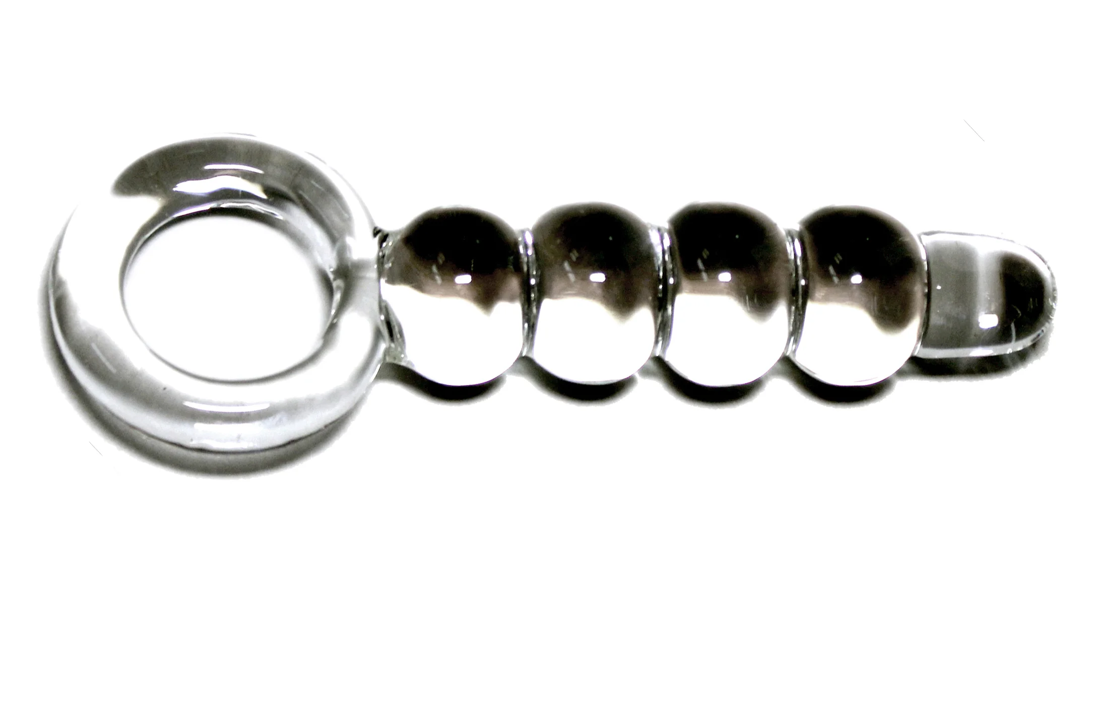 Pyrex Glass Anal Wand with O-Ring — The Spank Academy