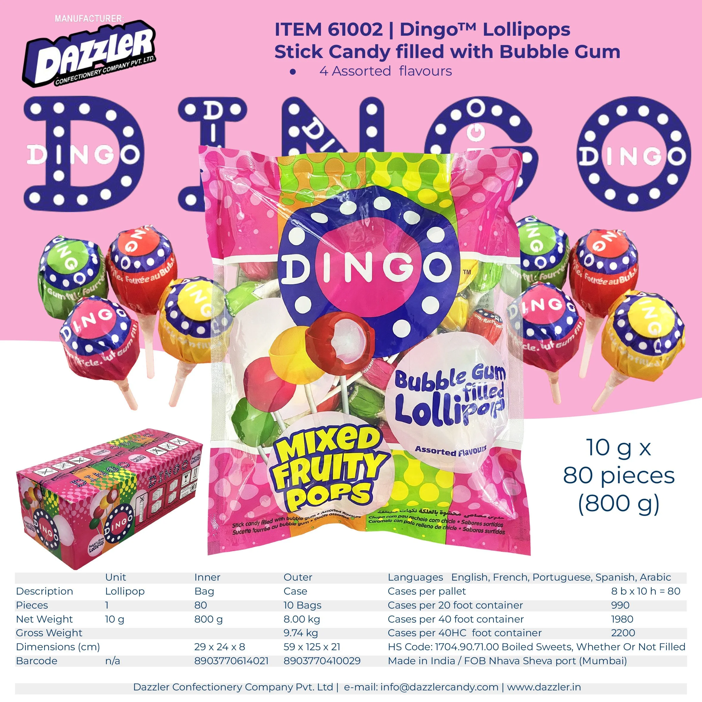 Products — Dazzler Confectionery