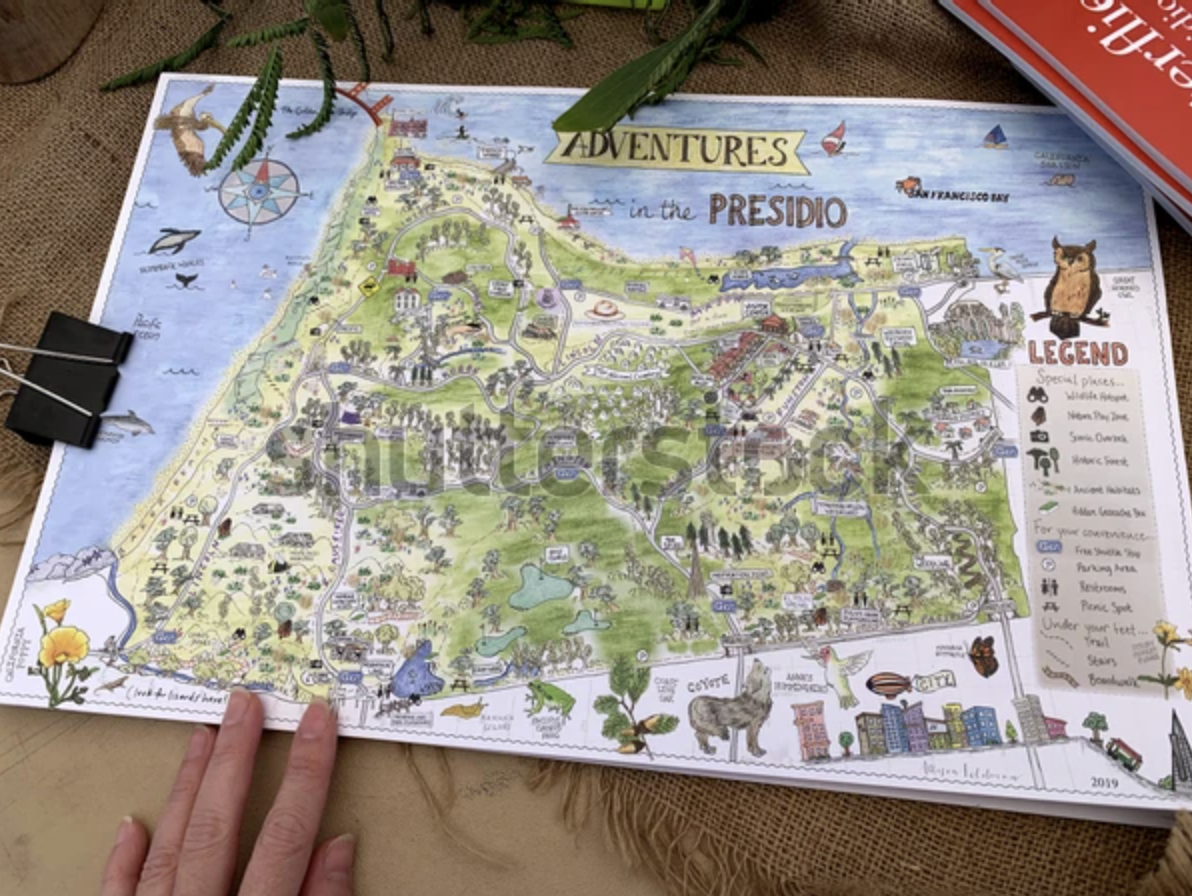 Presidio adventure map — Allison Feldman