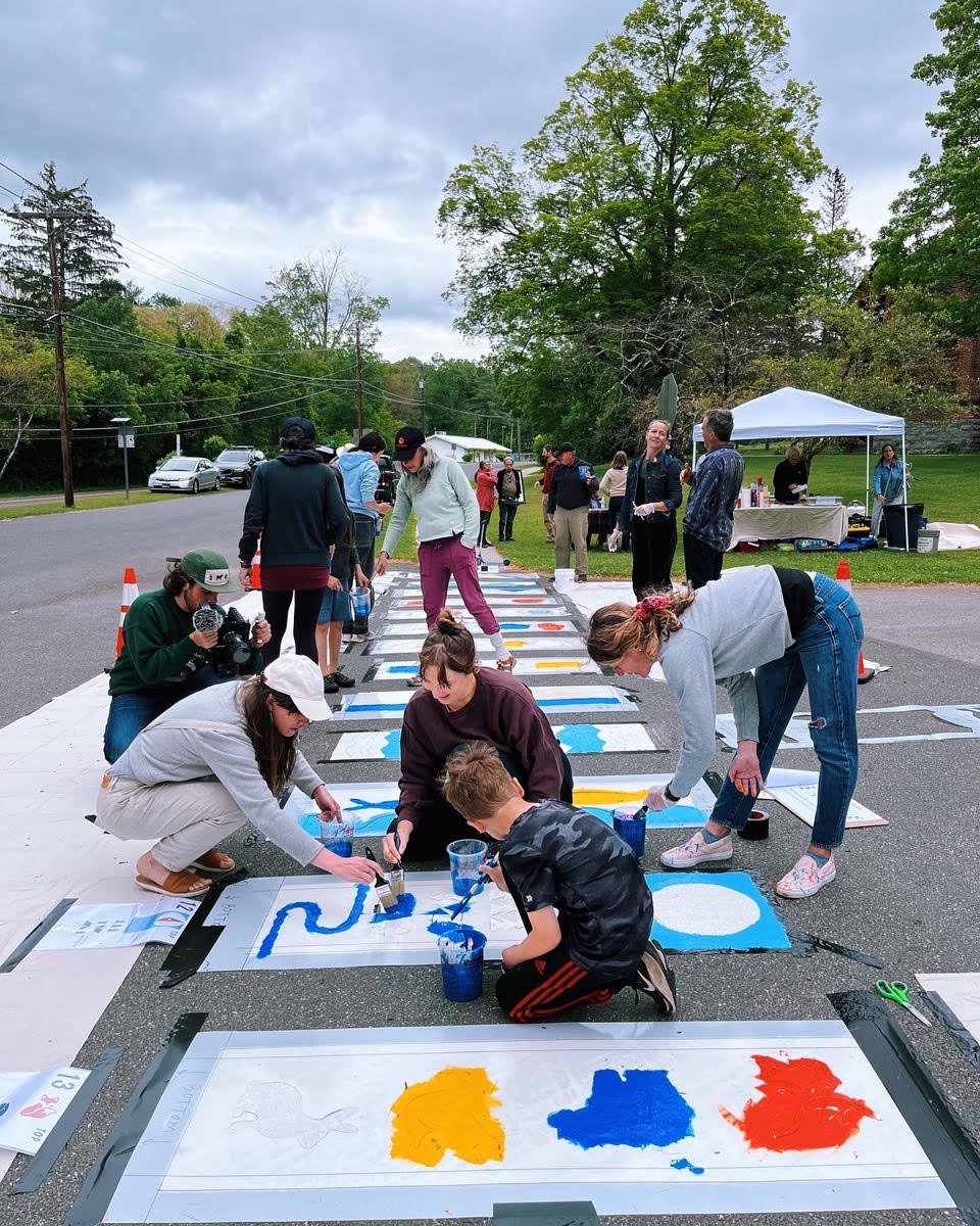 Falls Village Art Crosswalk — RIKA LASER