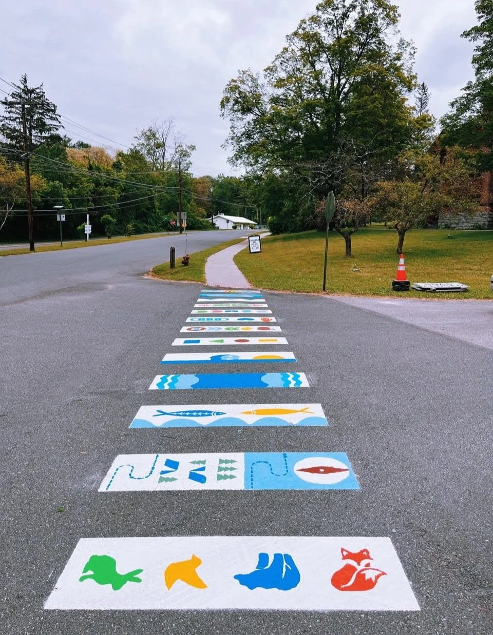 Falls Village Art Crosswalk — RIKA LASER