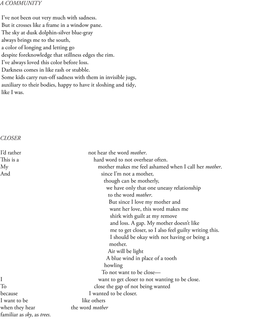The Unwanted—Shira Dentz — Interim
