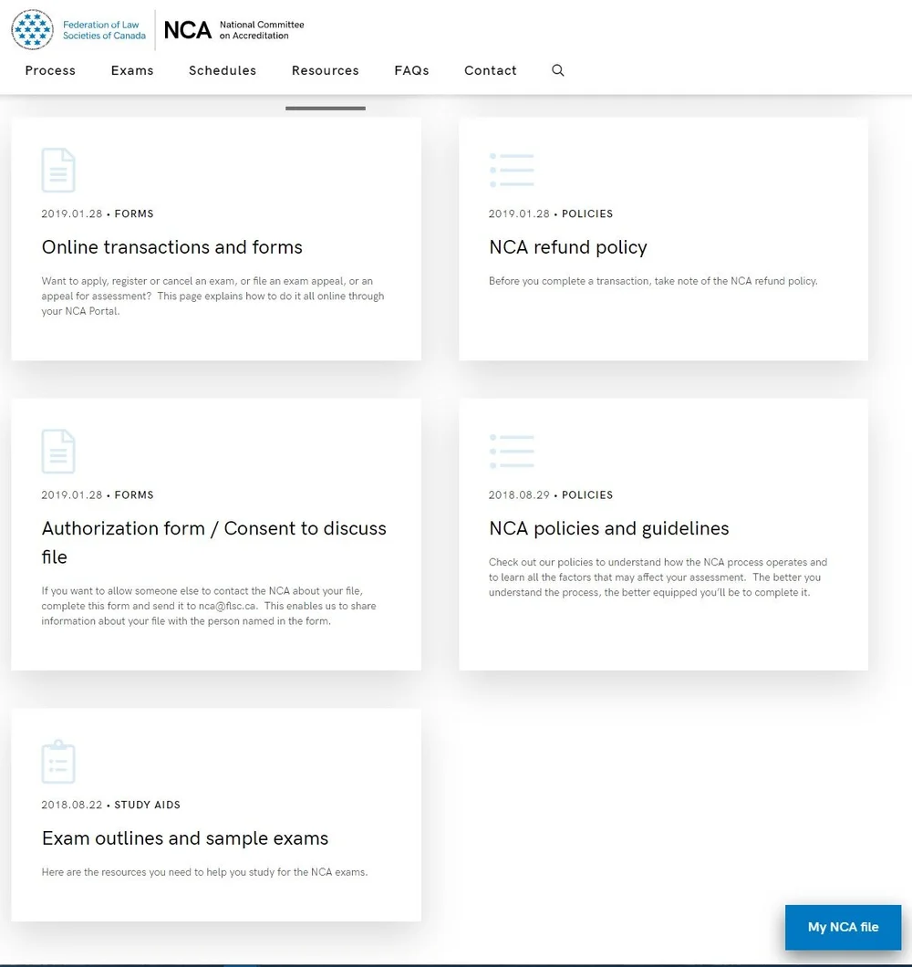 NCA Tutor™ - Goodbye to the Old NCA Website | NCA Tutor Blog