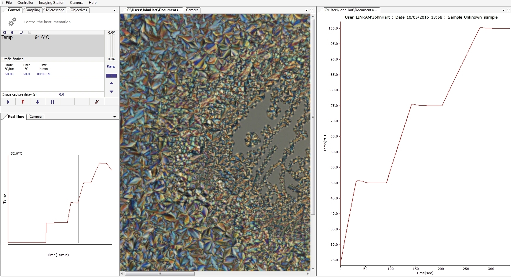 Version Selector — Linkam Scientific