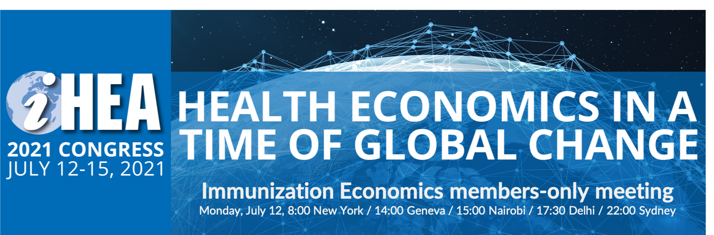 2021 iHEA Virtual Congress — ImmunizationEconomics.org