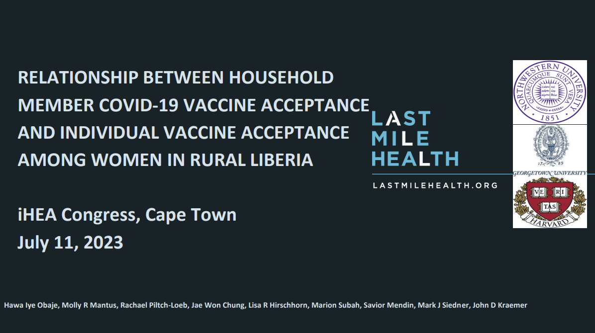 Main congress presentations — ImmunizationEconomics.org