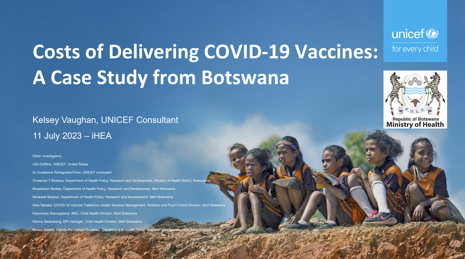 Main congress presentations — ImmunizationEconomics.org