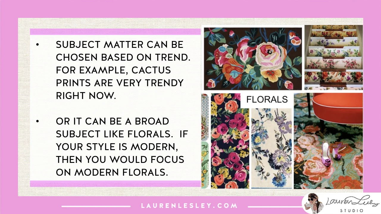 How to Design Your Own Fabric | Step by Step Watercolor Fabric Design Tutorial — Lauren Lesley ...