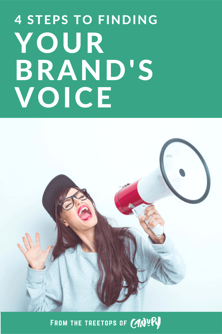 4 steps to finding your brand's voice. — Canupy Content – Social Media ...