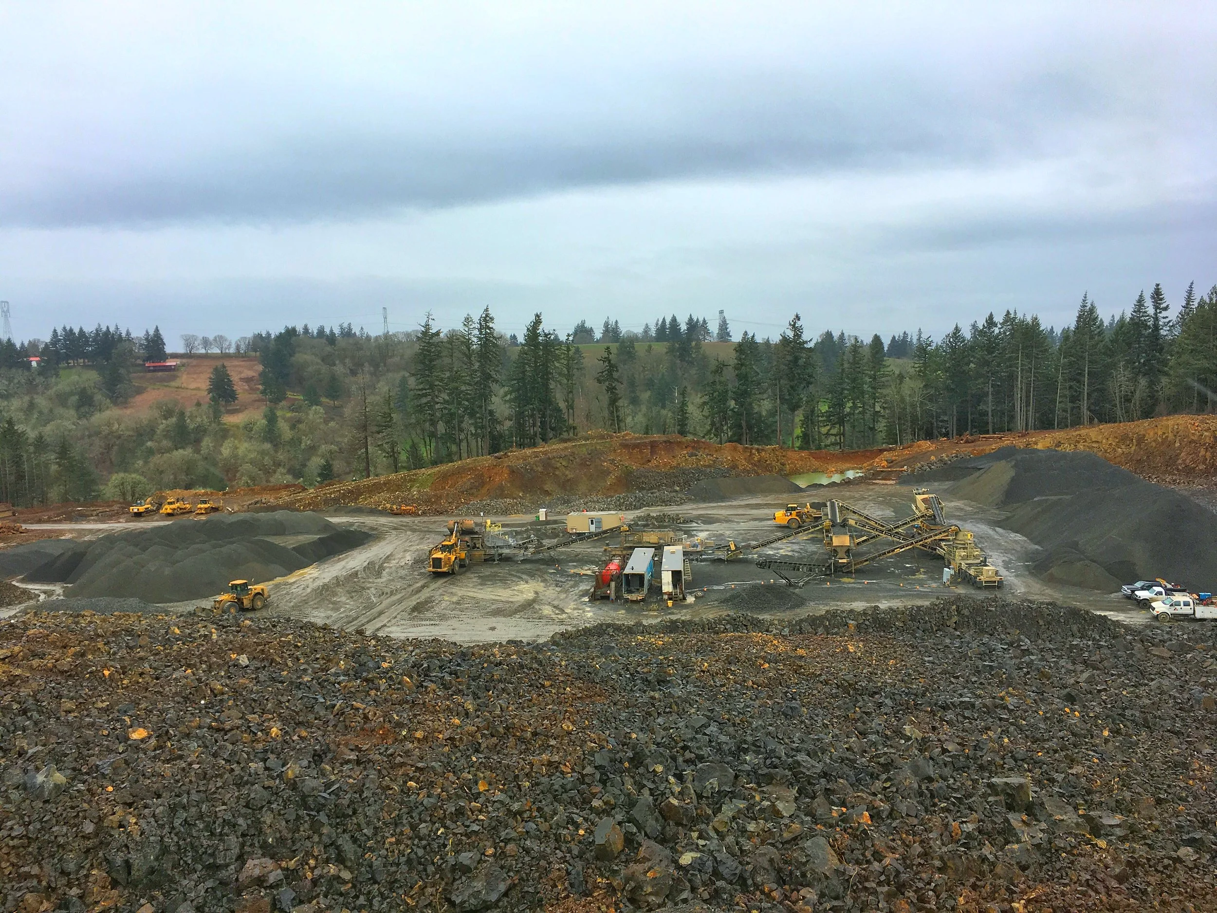 Rock Crushing — Aggregate Resource Industries | Drilling and Blasting ...