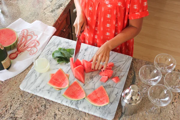 watermelon champagne cocktail — Lauren Saylor Interiors + Design || A ...