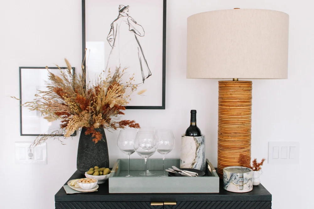 Styling Tips for your Bar Cabinet or Cart — Lauren Saylor Interiors + Design || A Fabulous Fete ...