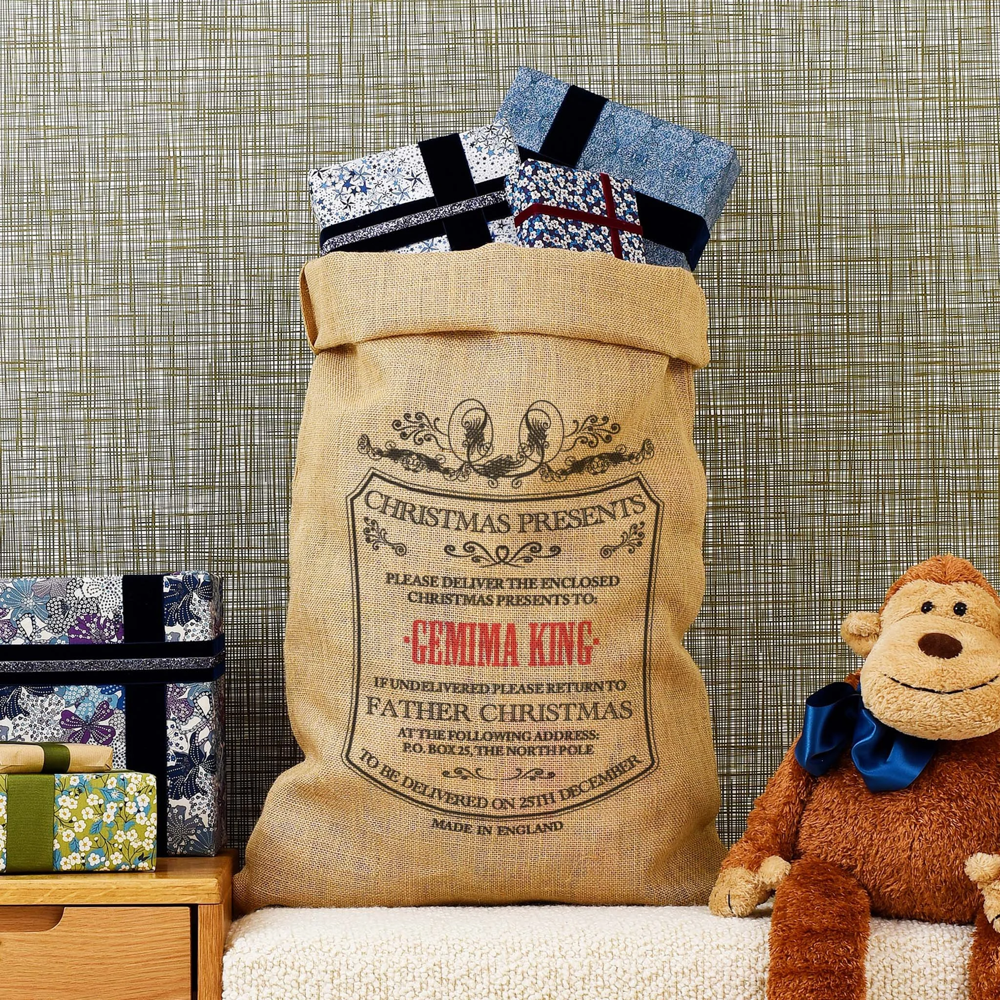 Personalised Christmas Sack | Personalised Christmas Bags | Christmas ...