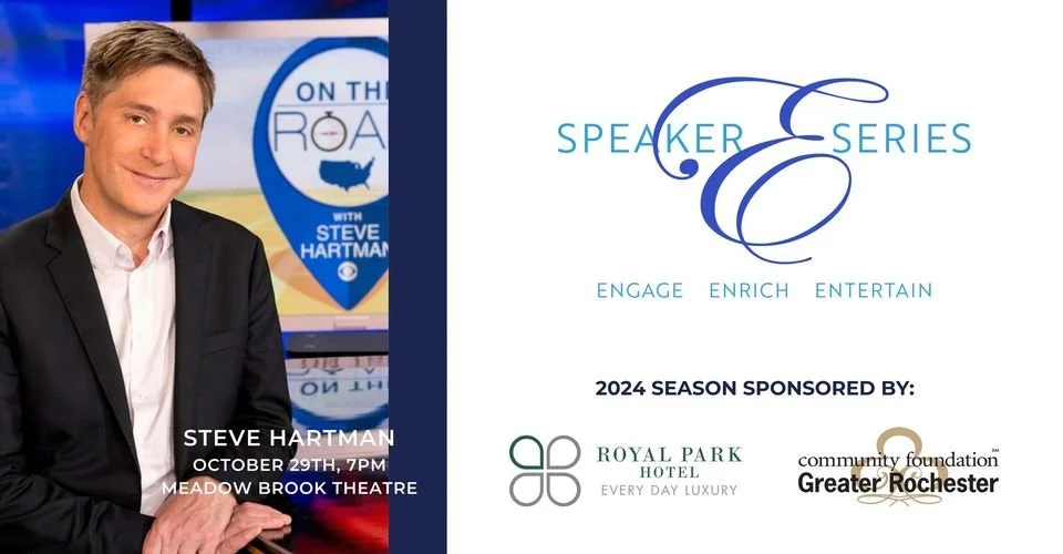 E Speaker Series: Steve Hartman, CBS News Correspondent — Meadow Brook ...