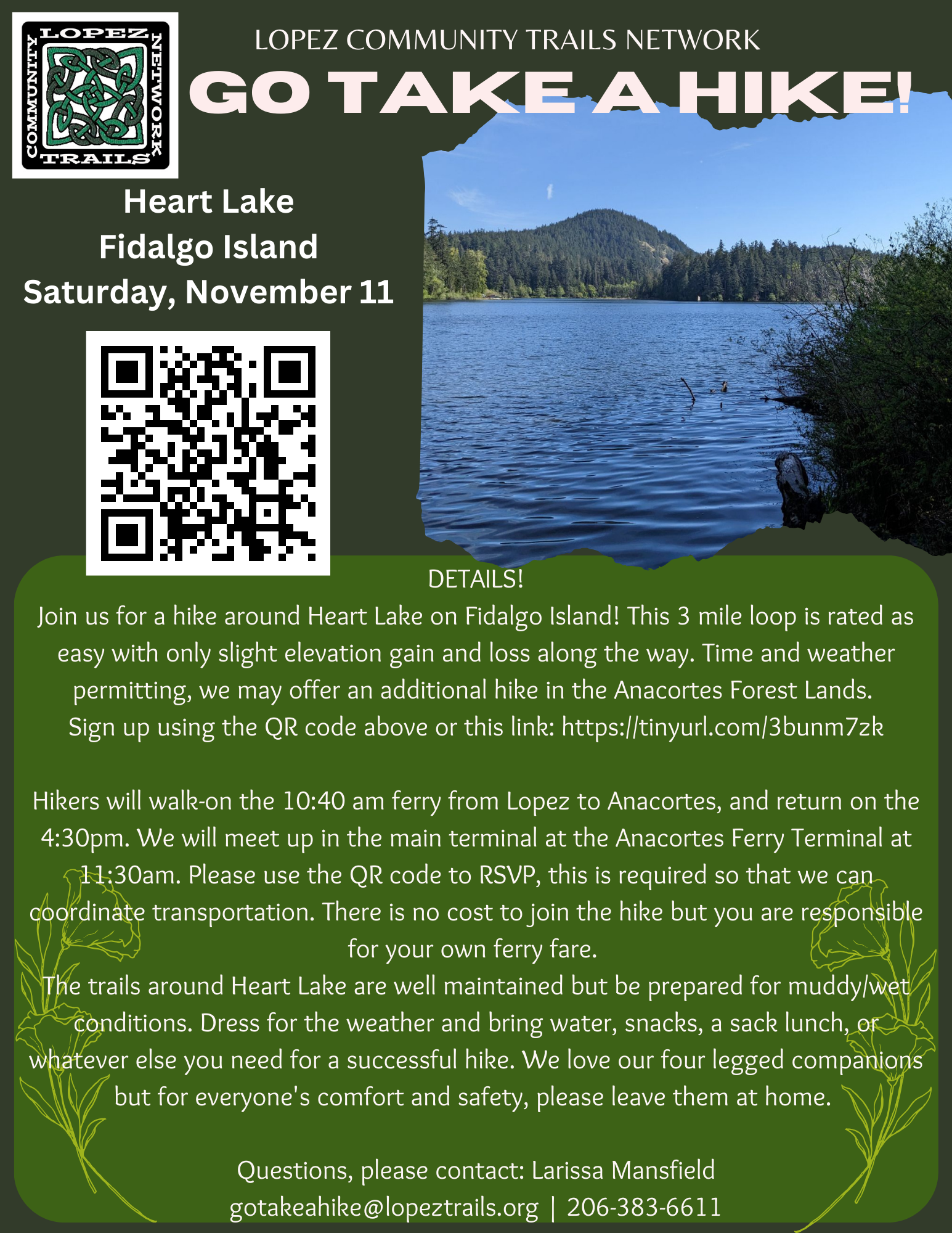 GO TAKE A HIKE! — Lopez Community Trails Network