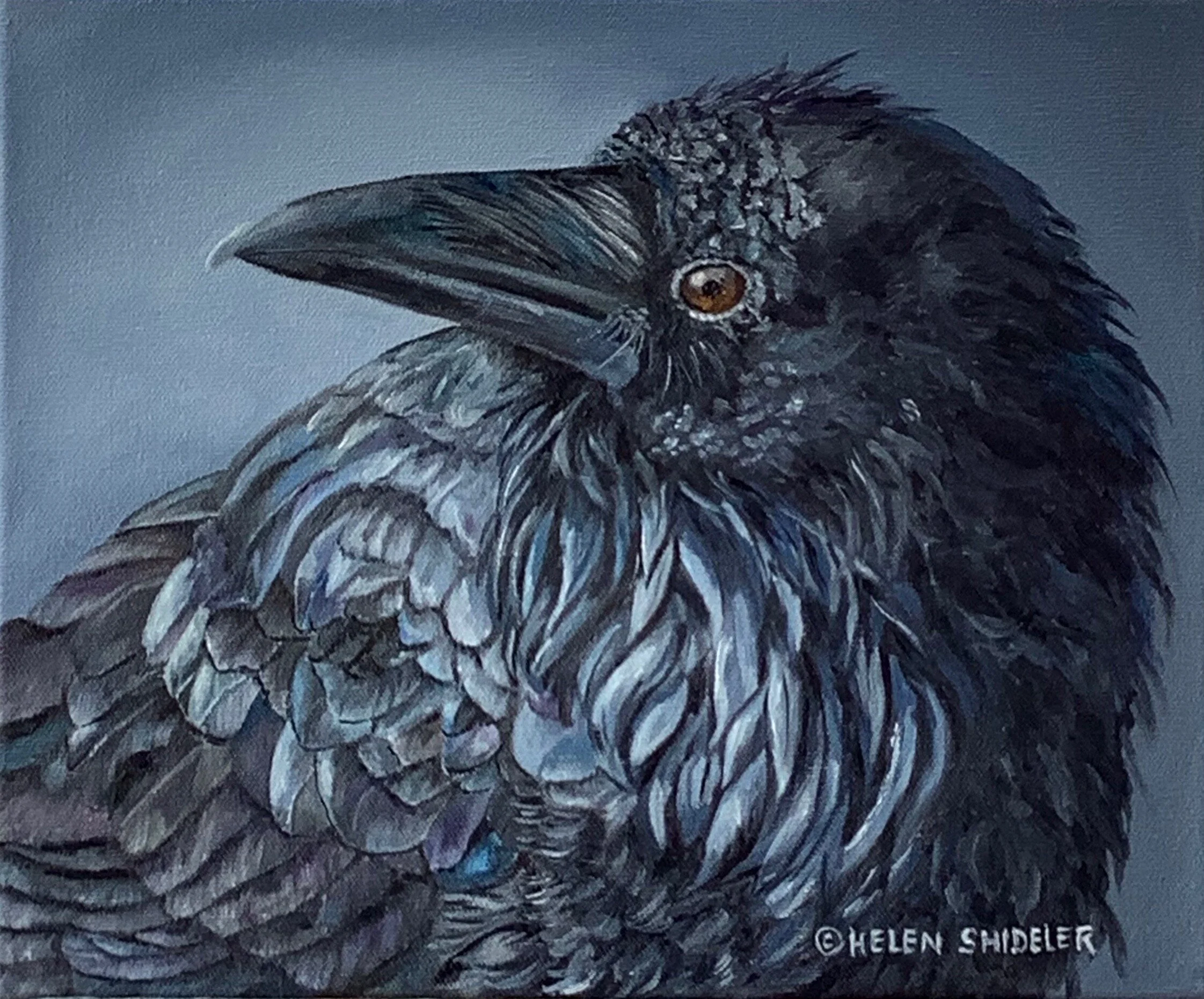 Black Bird Painting