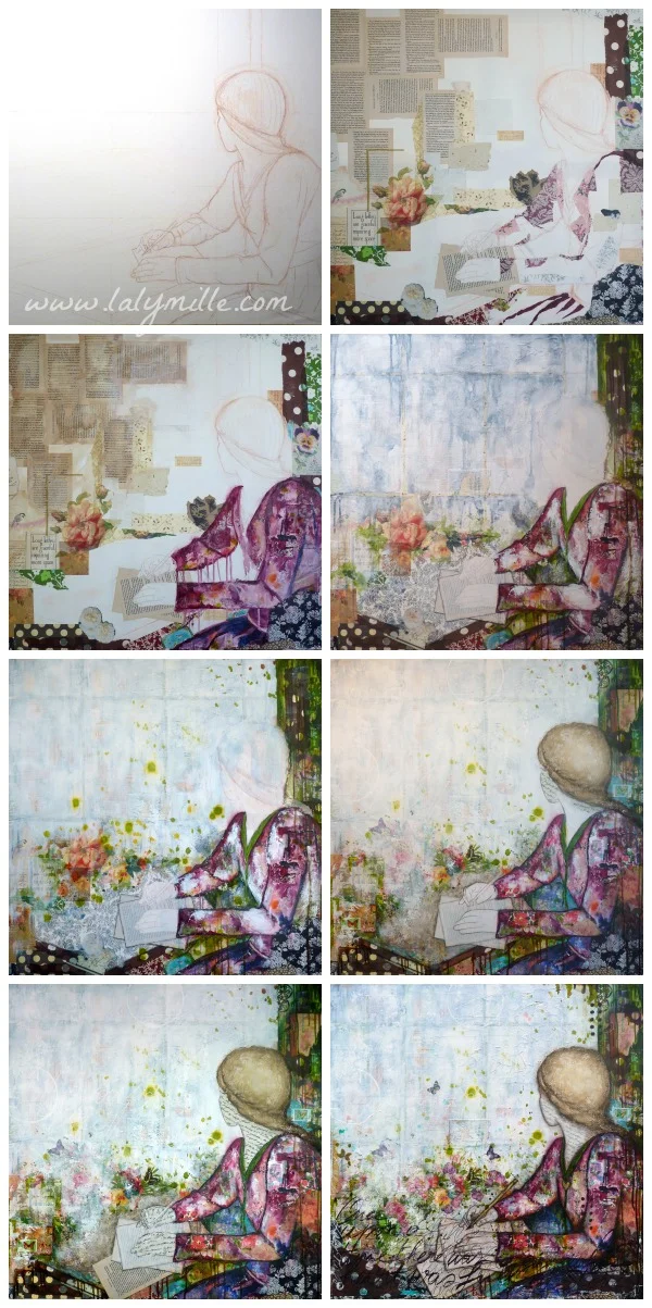 Dear Jane Austen — Laly Mille Mixed Media Art