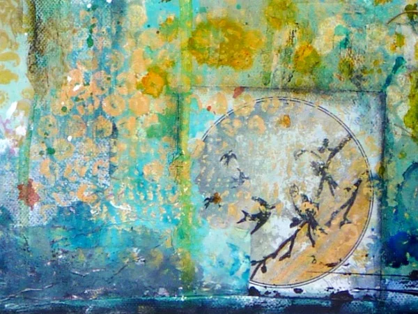 Taking flight — Laly Mille Mixed Media Art