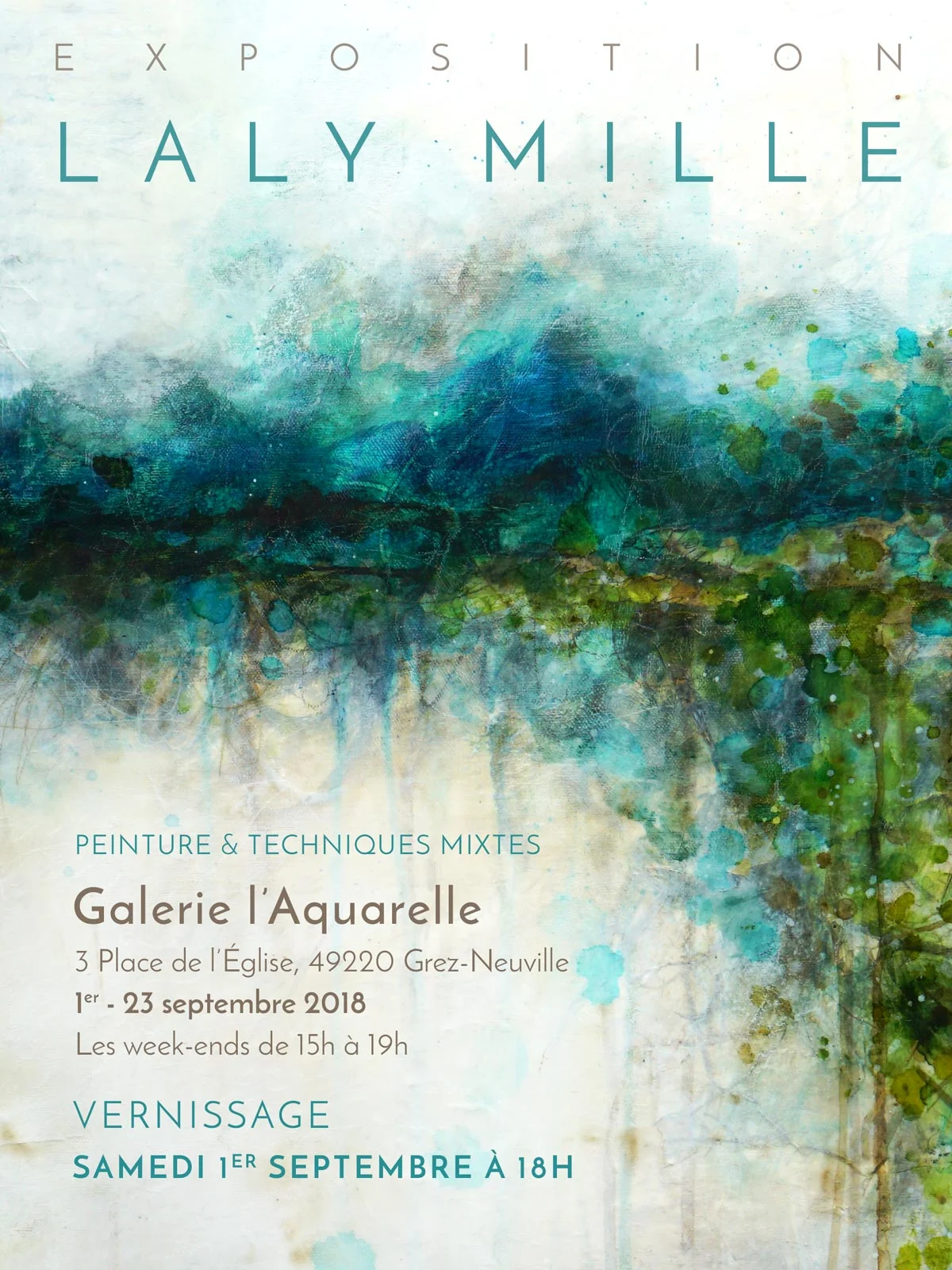 Solo show — Laly Mille Mixed Media Art