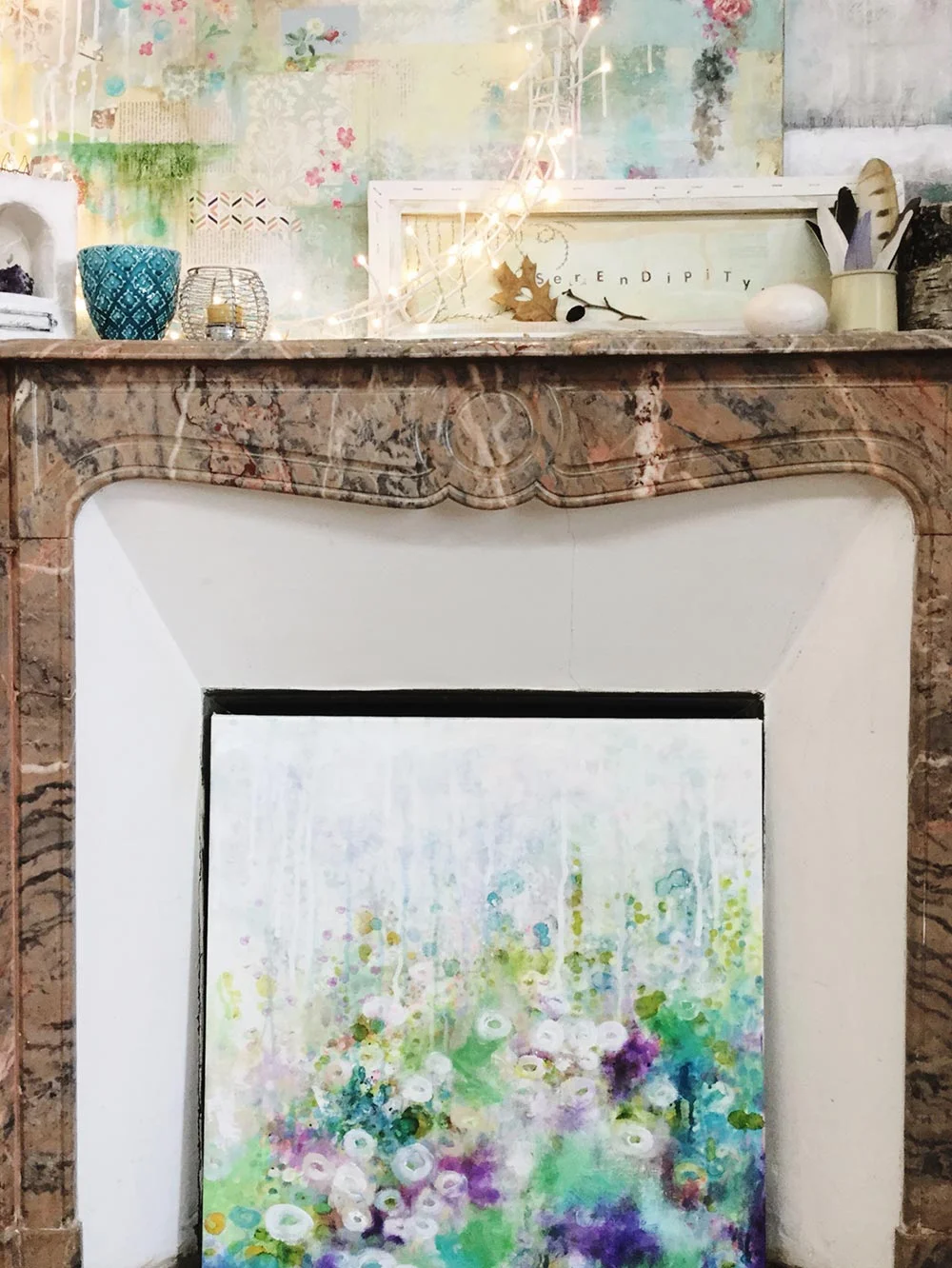 Studio Tour — Laly Mille Mixed Media Art