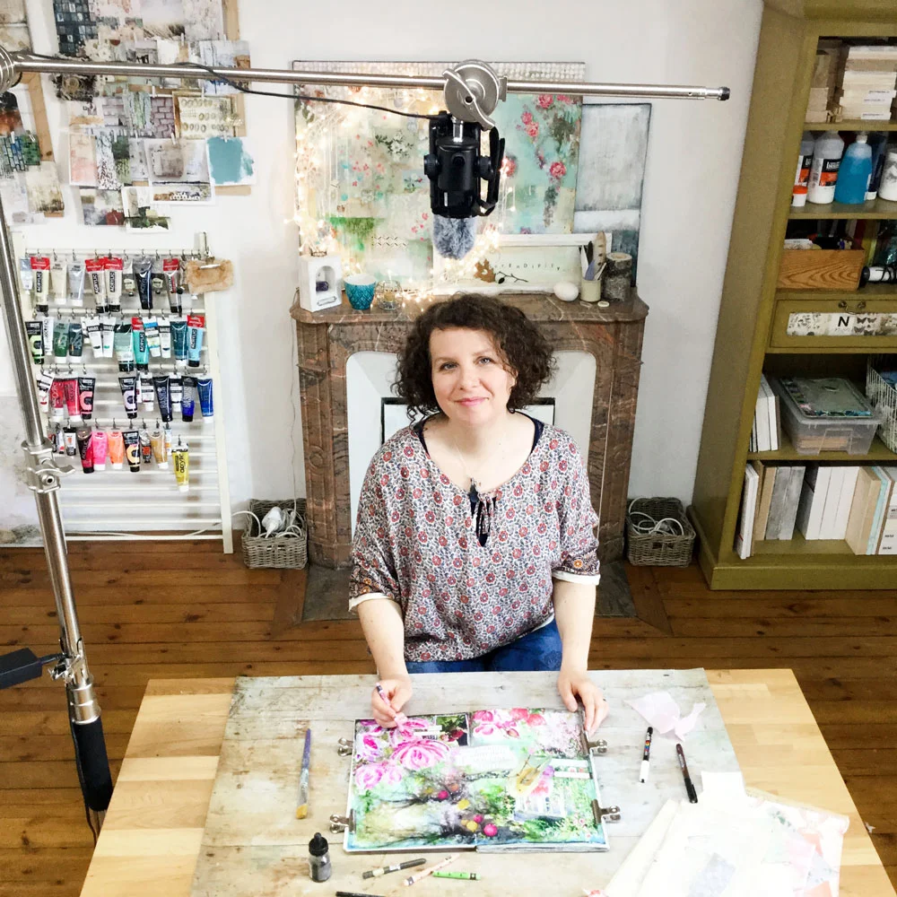 Studio Tour — Laly Mille Mixed Media Art