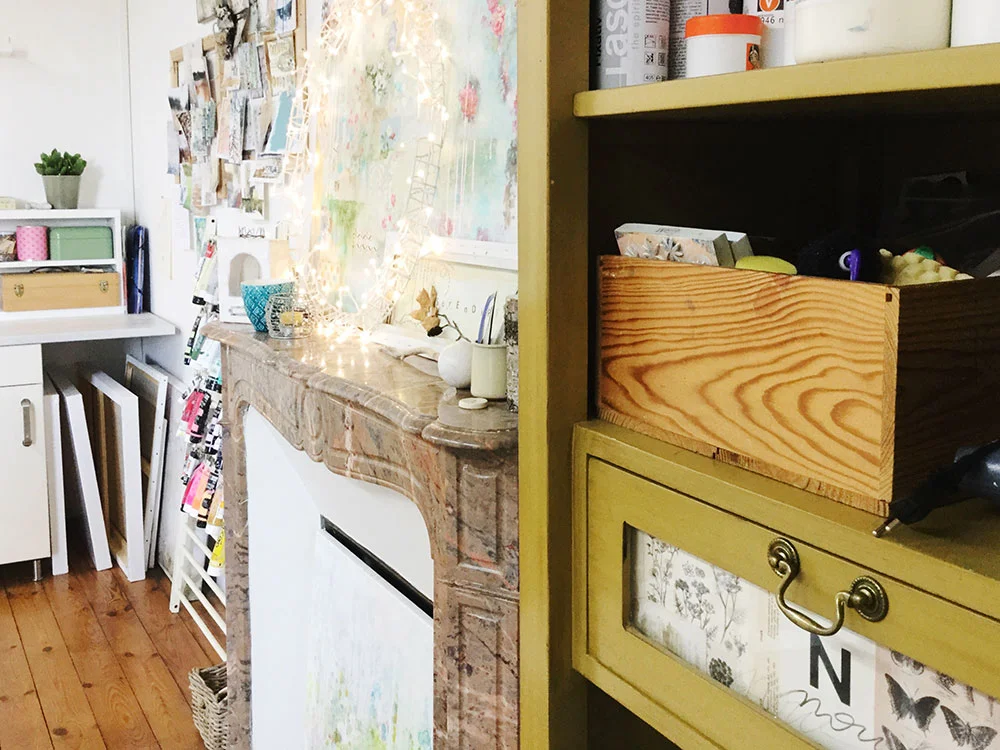 Studio Tour — Laly Mille Mixed Media Art