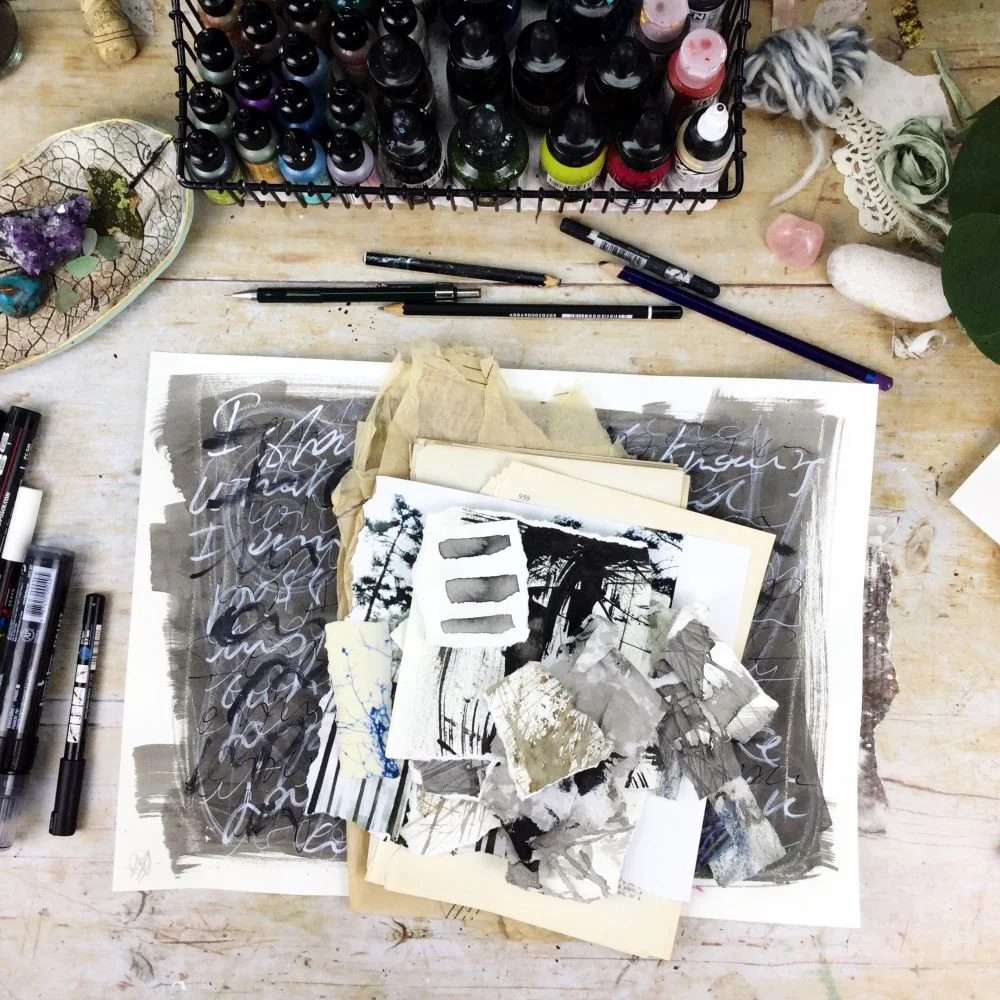 Your Abstract Language — Laly Mille Mixed Media Art